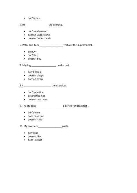 Simple Present Free Interactive Worksheets 229690