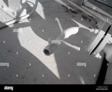 Latch On The Pipeline Stock Photo Alamy