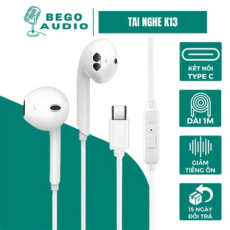 Tai Nghe C D Y Type C Tai Nghe Nh T Tai C Ng Usb C K D I M C Mic Cho I N Tho I V M Y