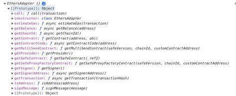 Ethers Js Gnosis Safe Core Sdk EthersAdapter Is Giving Empty Object Ethereum Stack Exchange