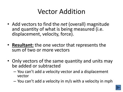 PPT Vectors Resolution And Addition PowerPoint Presentation Free Download ID 2615765
