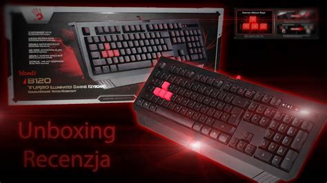 Unboxing Recenzja Klawiatura A4TECH Bloody B120 PL HD YouTube