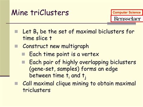 Ppt Tri C Luster An Effective Algorithm For Mining Coherent Clusters In 3d Microarray Data