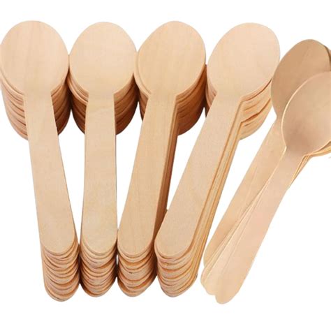 Disposable Wooden Spoons Recycling Wood Utensils Disposable