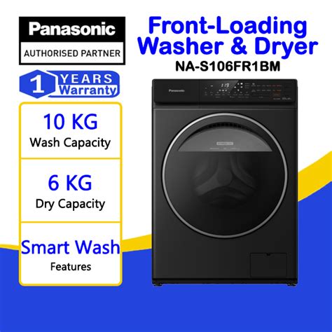 Panasonic Care Edition 106kg Front Load Washing Machine With Dryer Na