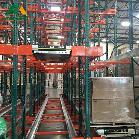 Automated Warehouse Storage Racking System Radio Shuttle Rack For Heavy Duty Pallet Storage