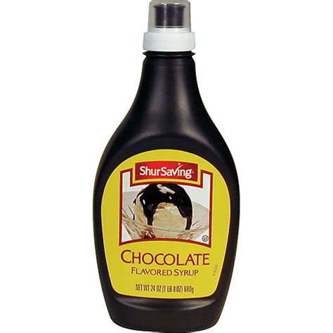 Chocolate Flavored Syrup Flavoring Syrups Market Basket