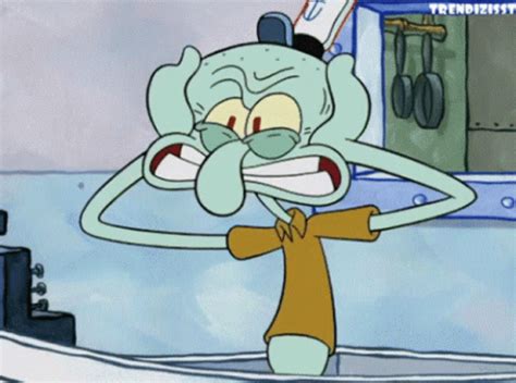Angry Annoyed Gif Angry Annoyed Squidward Temukan Bagikan Gif