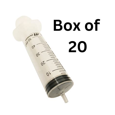 Syringes 50 Ml Box Of 20 Trial Supplies Pty Ltd