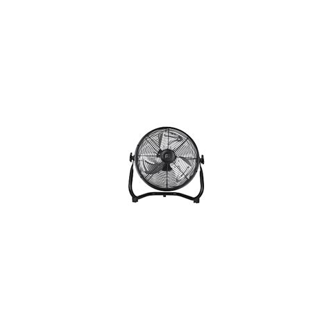 Perfect Aire 3 Speed High Velocity Floor Fan Black 12 In