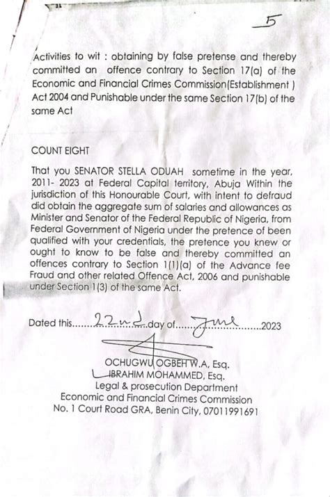 Fg Sues Stella Oduah Over Alleged Felony Document Falsification