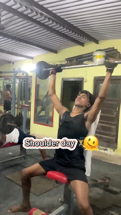 Shoulder Day 😇 ️ Ytshorts Viral Youtubeshorts Explore Gym