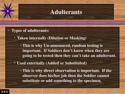 Ppt Adulterants Enabling Learning Objectives Powerpoint Presentation Id 974293