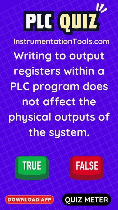 S Bharadwaj Reddy On Linkedin Essential Plc Quiz Test Your Automation Skills