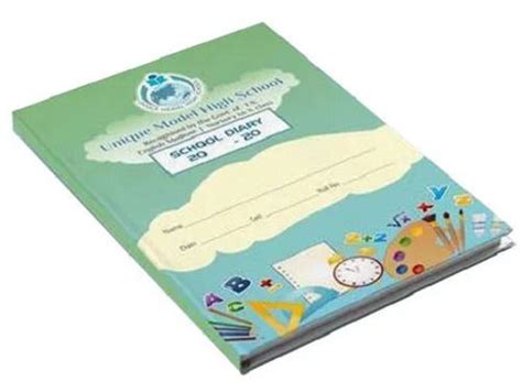 6x9 Inches Size Sewing Binding 120 Sheet Paper Durable Printed Diaries For School Efficiency