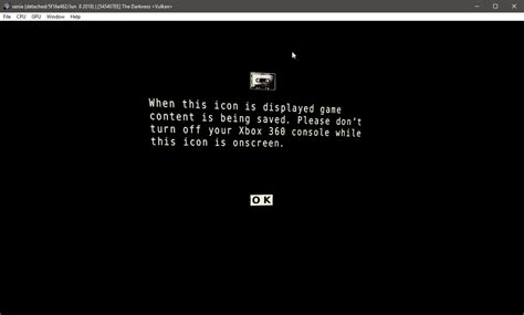 EE The Darkness Issue Xenia Project Game Compatibility GitHub
