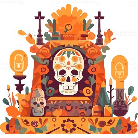 Day Of The Dead Illustration 49677430 Png