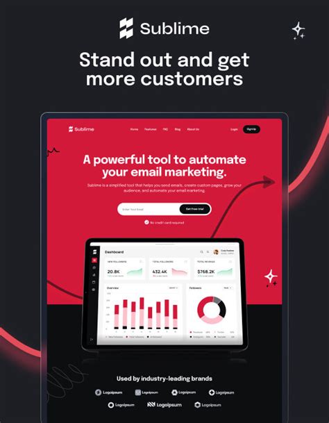 sublime startup html5 responsive website template