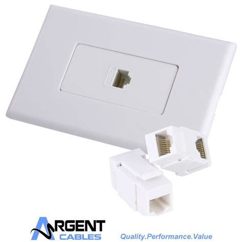 Inline Joiner For Cat 6 White