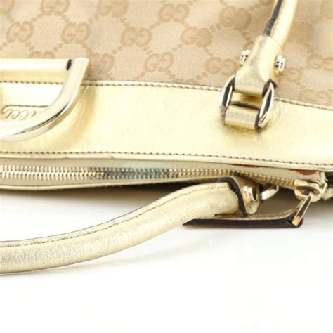 Gucci D Ring Shoulder Bag Gg Canvas Medium For Sale At 1stdibs