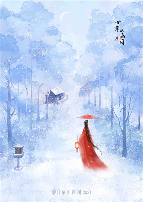 风雪夜归人 甘草的画园 站酷zcool
