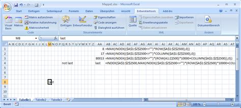 Excel Last Non Empty Cell From Column Range A To Z Stack Overflow