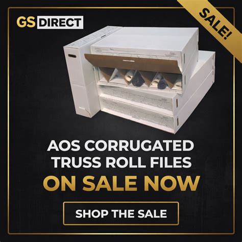 Standardize Rolled Document Storage With Aos Corrugated Truss Roll