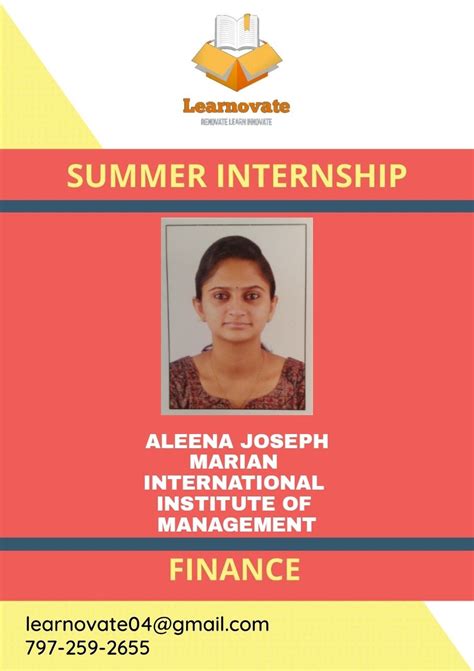 aleena joseph on linkedin learnovateecommerce internship