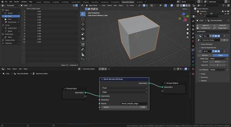 How To Set Edge Bevel Weights With Geometry Nodes Modeling Blender Artists Community