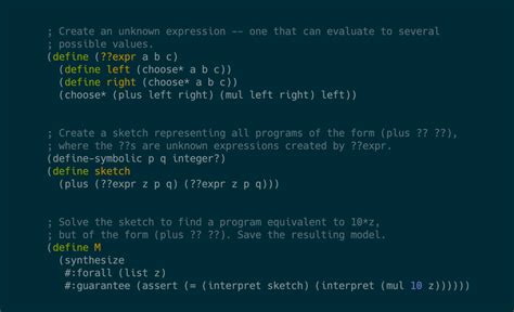 building your first program synthesizer sigplan blog