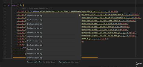 Laravel Duplicate Script Tag In Bladephp File Stack Overflow
