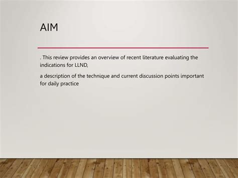 Lateral Lymph Node Dissection Pptx