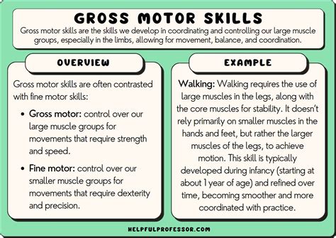 50 Gross Motor Skills Examples 2024