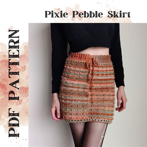 Pattern The Pixie Pebble Skirt Crochet Pattern Pdf Etsy