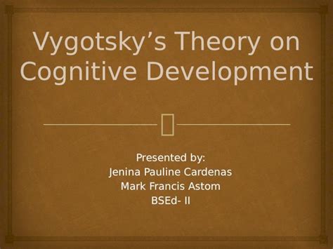 PPTX Vygotsky S Cognitive Development DOKUMEN TIPS