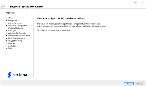 Installing Sectona Web Access