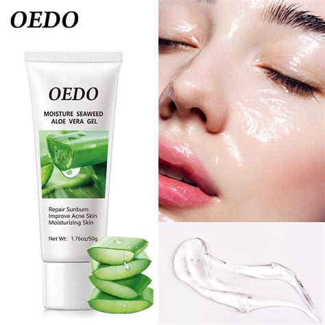 해초 알로에 베라 젤 하이 드레이팅 화이트닝 데이 크림 여드름 안티 에이징 링클 콜라겐 화이트닝 페이셜 크림 브라이트닝 스킨