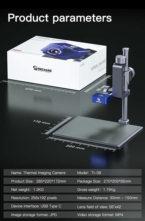 Mechanic TI 08 3D Infrared Thermal Imaging Camera For Motherboard PCB
