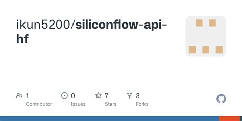 Github Ikun5200siliconflow Api Hf