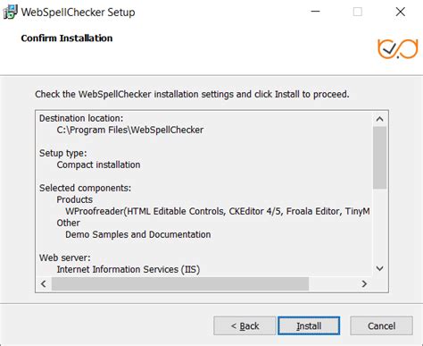 Installing Webspellchecker V5160 On Windows With Iis Webspellchecker Server 55x