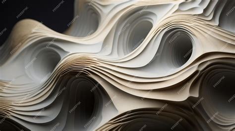 Premium Photo Parametric Texture Sculpture Uhd Wallpaper