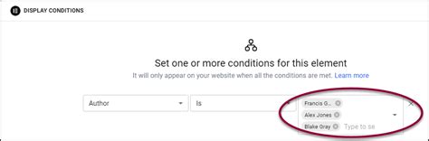 Show And Hide Elements On A Page Display Conditions Elementor