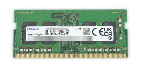 HP 4GB M471A5244CB0-CTD DDR4-2666V 260pin SODIMM L02854-971 4VN05UT#ABA ...
