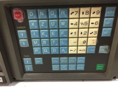 Fanuc A02b 0098 C084 Lcd Mdi Unit Btm Industrial