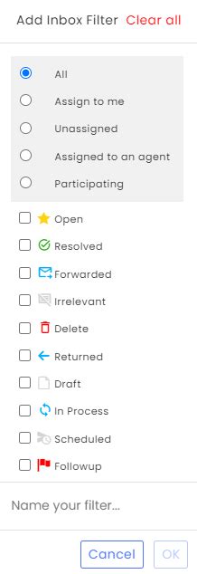 Agent Workspace Inbox Management