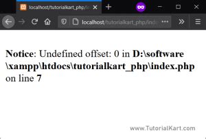 Solved PHP Array Notice Undefined Offset
