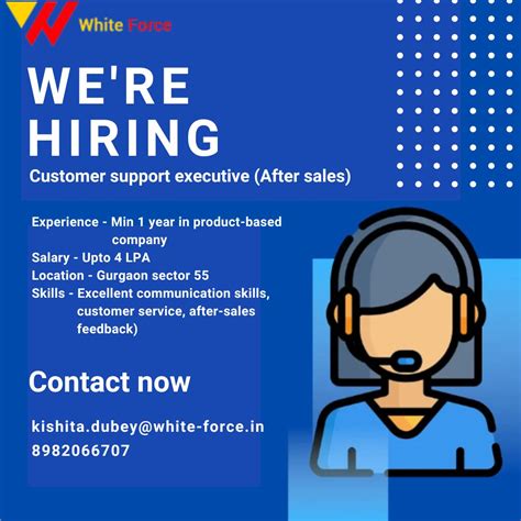 White Force Group On Linkedin Experience Sales Communication Customerservice Gurgaon