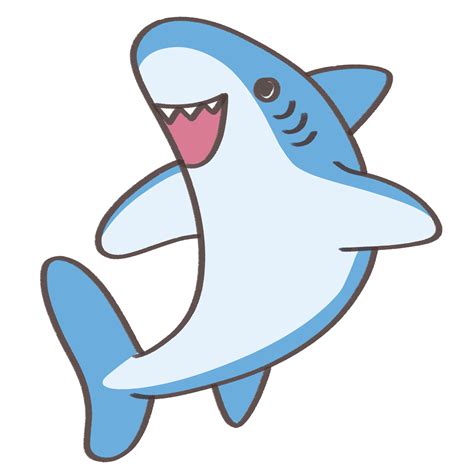 かわいいサメのイラスト素材 イラスト素材を無料でダウンロード 無料イラスト素材アタム