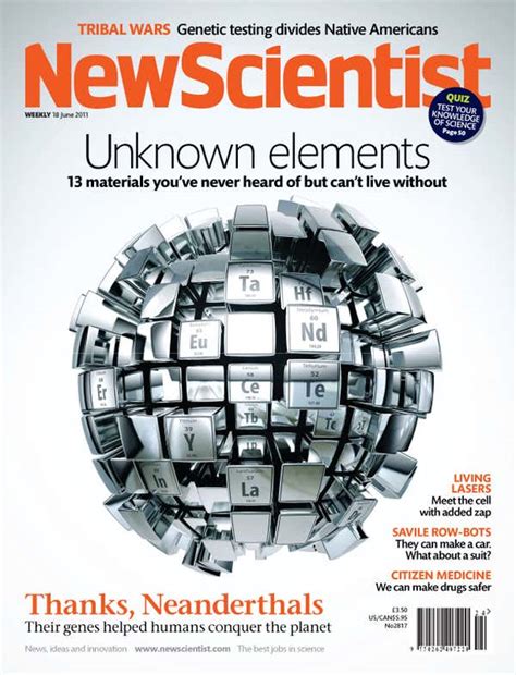 Issue 2817 Magazine Cover Date 18 June 2011 New Scientist