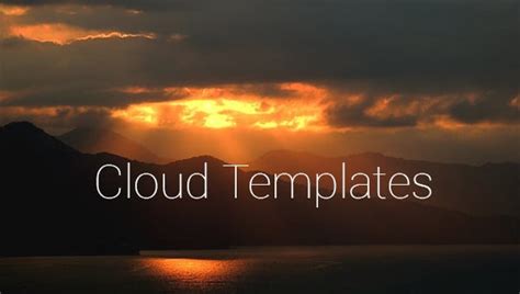 Printable Cloud Templates DOC PDF